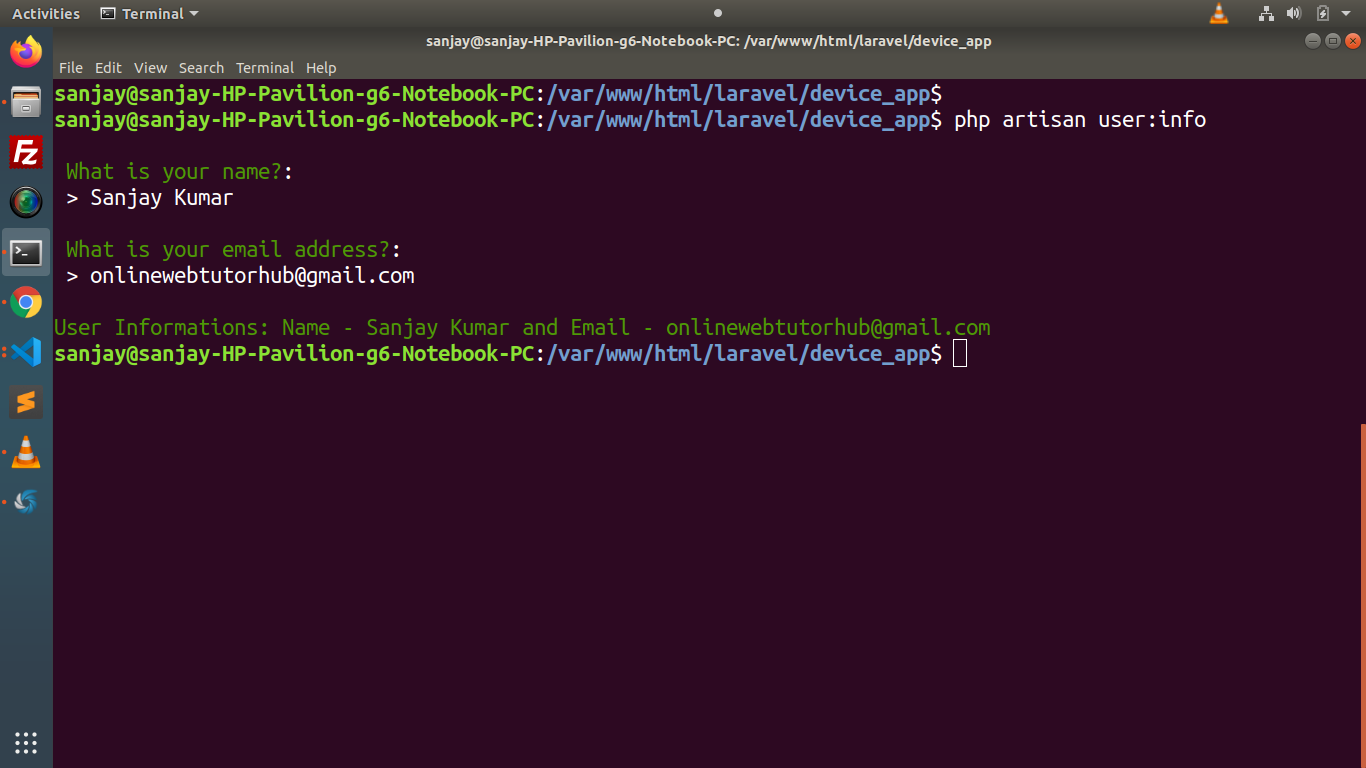 How To Create Custom Artisan Command In Laravel 8 Tutorial