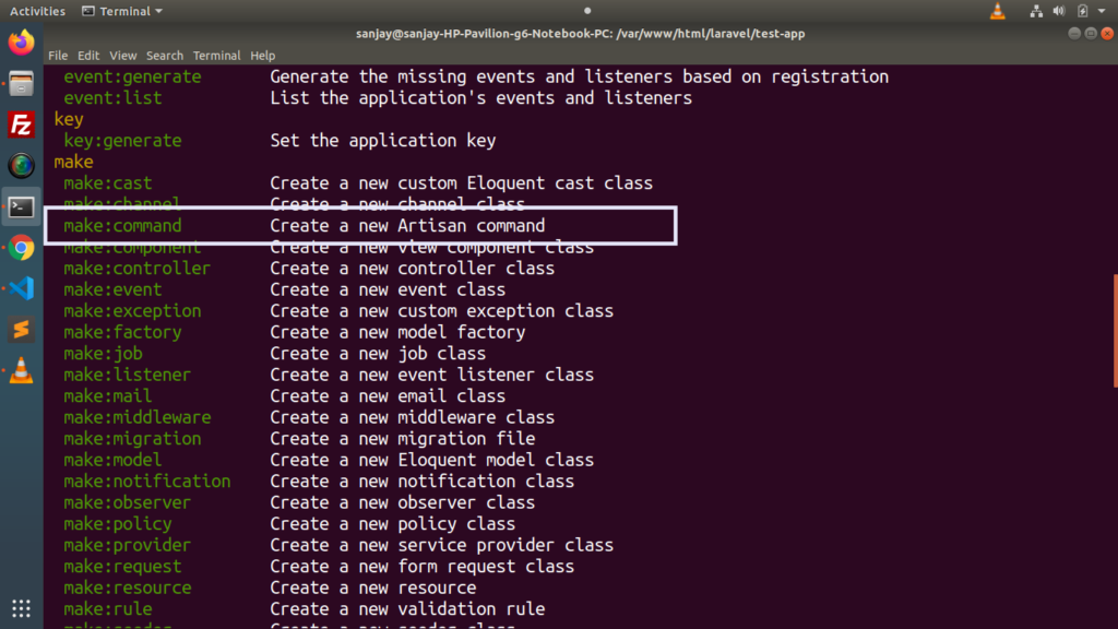 How To Run Laravel Artisan Commands In Visual Studio Code Youtube 