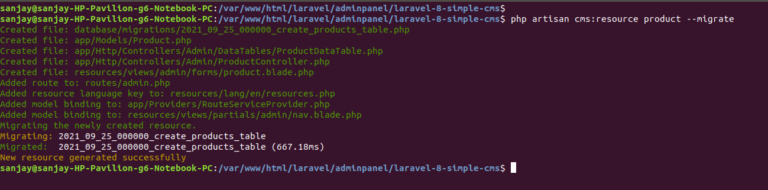 CMS Development in Laravel 8 Using CMS Boilerplate CMS Development in Laravel 8 Using CMS Boilerplate