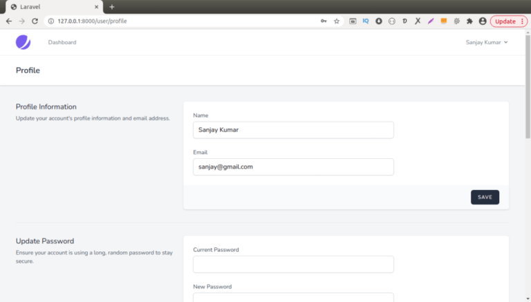 Laravel 9 Authentication Using Jetstream With Livewire 0985